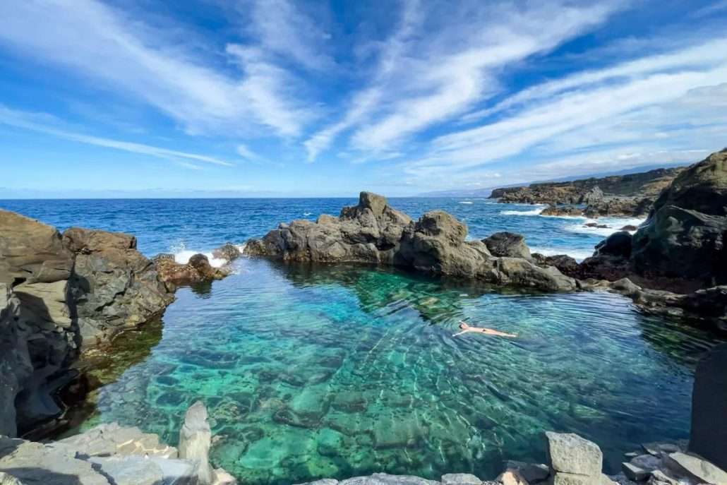 Elegantes Piscina Naturales En Tenerife Bild